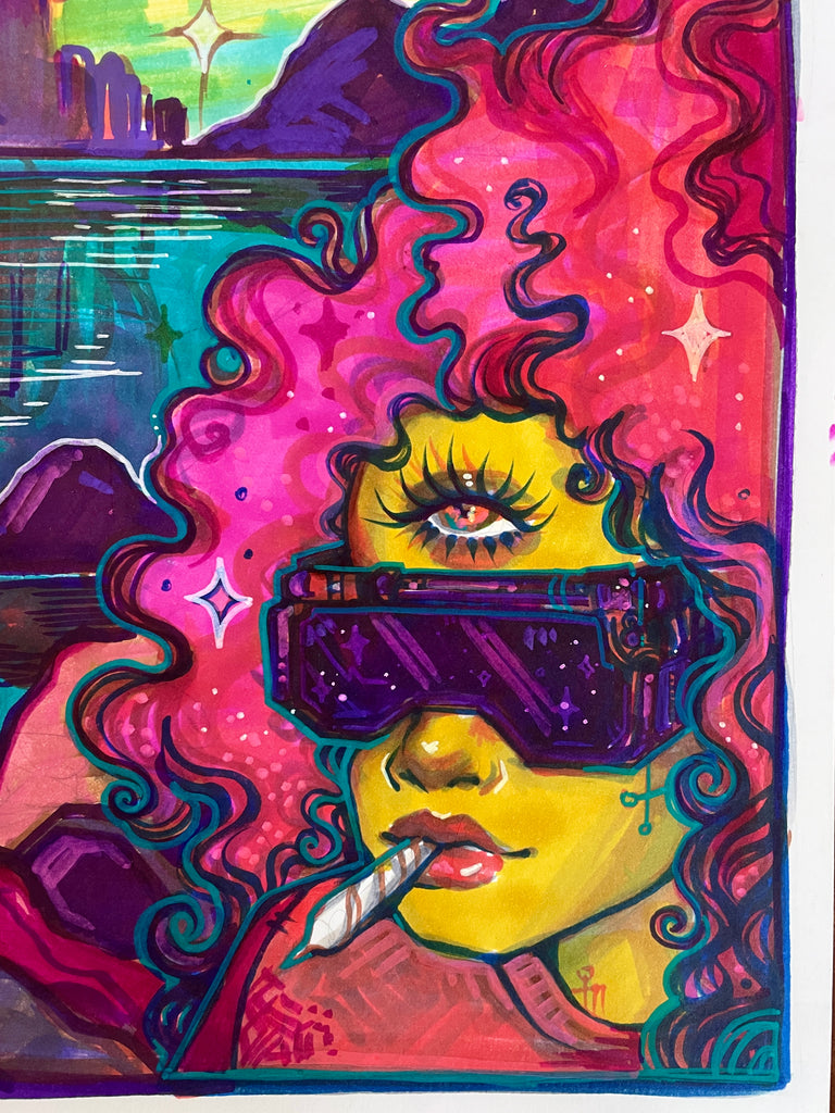 Original Pieces | Spooky Girl Art | Paintings by Andi Astra